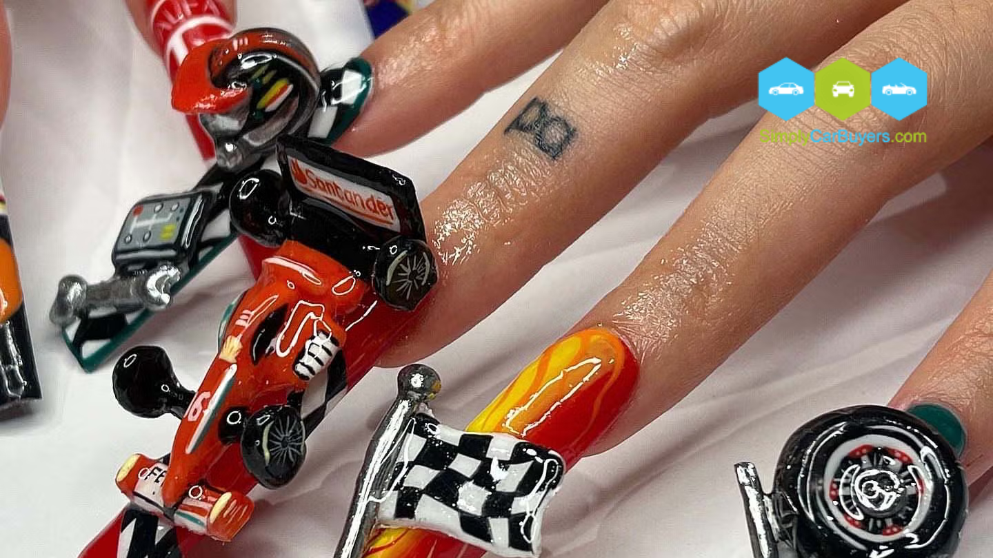 Australian Manicurist Formula 1 Custom Manicure: Nails Meet Speed ...